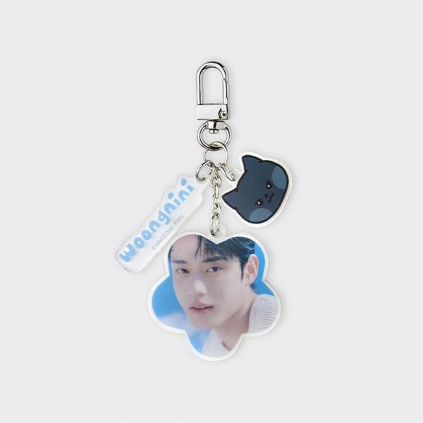 お取り寄せに[5〜9営業日前後]【15％OFF】＜【keyholder_chain】ZEROBASEONE アクリルキーリング with zeroni KIM JI WOONG＞＜キーホルダー/チェーン(keyholder_chain)＞＜...