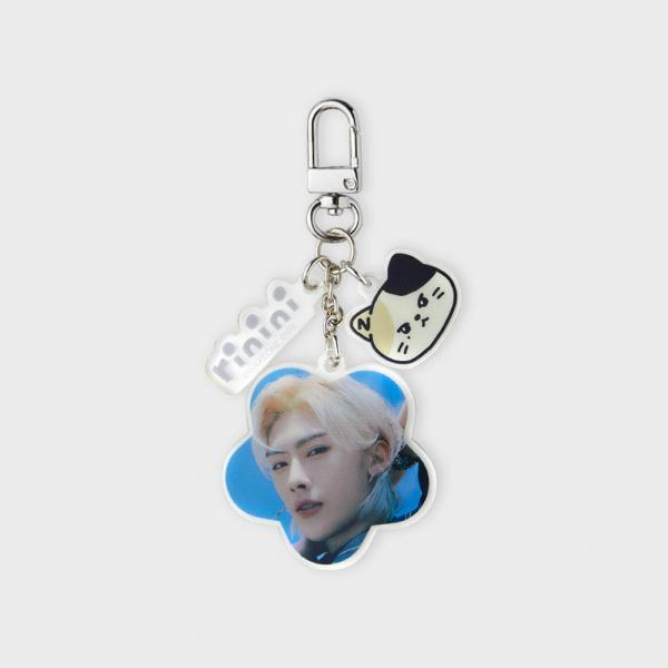 お取り寄せに[5〜9営業日前後]【15％OFF】＜【keyholder_chain】ZEROBASEONE アクリルキーリング with zeroni RICKY＞＜キーホルダー/チェーン(keyholder_chain)＞＜キーホルダー＞...