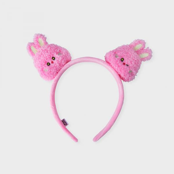 お取り寄せに[5〜9営業日前後]【45％OFF】＜【FSA】bunini ぬいぐるみヘアバンド (PINK)＞＜アクセサリーAccessory(FSA)＞＜カチューシャ＞＜LINE Friends Japan株式会社＞＜好評発売中＞