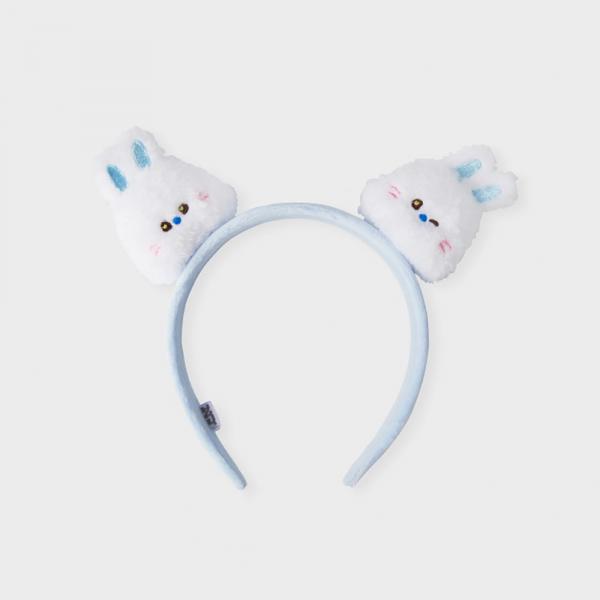 お取り寄せに[5〜9営業日前後]【45％OFF】＜【FSA】bunini ぬいぐるみヘアバンド (WHITE)＞＜アクセサリーAccessory(FSA)＞＜カチューシャ＞＜LINE Friends Japan株式会社＞＜好評発売中＞