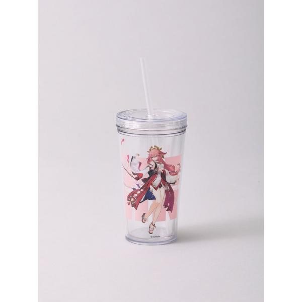 お取り寄せに[5〜9営業日前後]【40％OFF】＜【character goods】原神×LINE FRIENDS 八重神子 タンブラー(500ml)＞＜キャラクター雑貨(character goods)＞＜タンブラー＞＜LINE Frie...