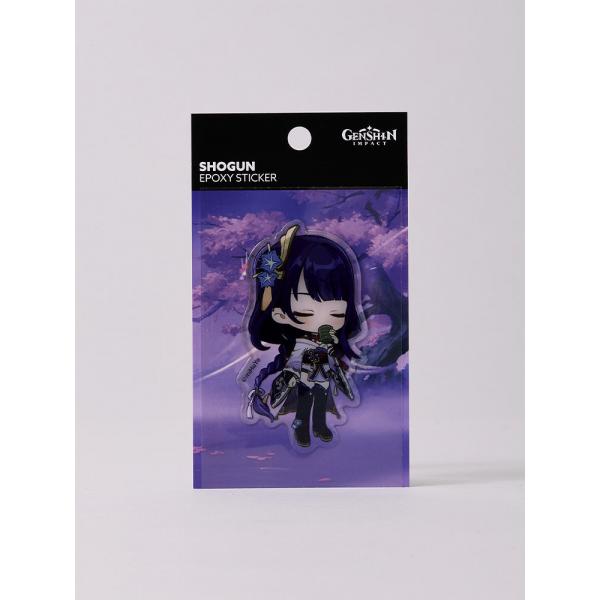 お取り寄せに[5〜9営業日前後]【45％OFF】＜【character goods】原神×LINE FRIENDS 雷電将軍 ちびキャラ 立体ステッカー＞＜キャラクター雑貨(character goods)＞＜ステッカー＞＜LINE Fri...