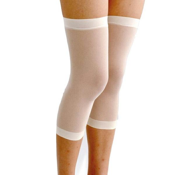 シルクプロテインを施した、メッシュ素材の薄手サポーターです。【カラー】クリーム　【素　材】ナイロン・ポリウレタン【サイズ】Ｍ‐Ｌ、ＬＬ　※お取り寄せ商品のため、発送まで少々お時間がかかります。また、返品・交換ができません。予めご了承願います。