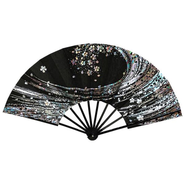 ≪商品説明≫京扇子（日本製）【仕様】黒塗【サイズ】9寸5分 約29cm※お取り寄せ商品のため、発送まで少々お時間がかかります。また、返品・交換ができません。予めご了承願います。