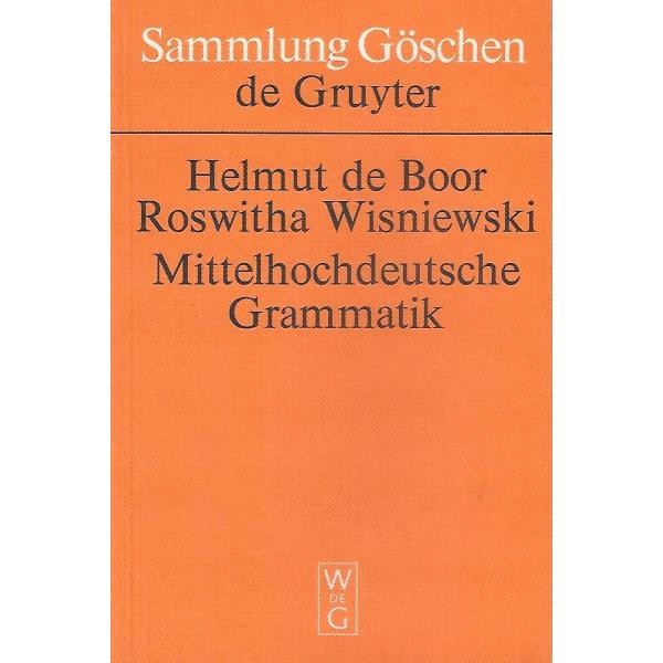 著者名: Boor, Helmut de and Wisniewski, Roswitha  出版者: De Gruyter  出版年: 1984  版表示: 9., um eine Satzlehre erw. Aufl シリーズ: Sa...