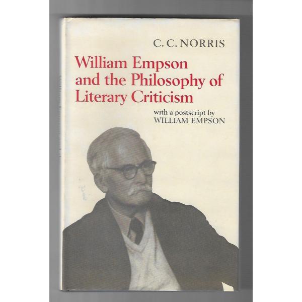 著者名: Norris, Christopher and Empson, William  出版者: Athlone Press  出版年: 1978  版表示:  シリーズ:   1978年版、カバー付き。経年のため、三方小口に軽い日焼け...