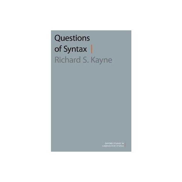 著者名: Richard S. Kayne (Silver Professor of Linguistics, New York University)  出版者: Oxford University Press Inc  出版年: May...