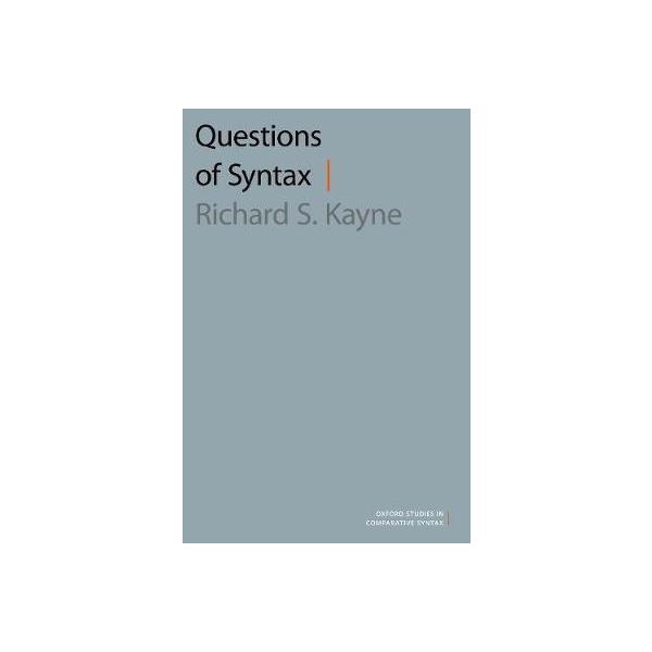著者名: Richard S. Kayne (Silver Professor of Linguistics, New York University)  出版者: Oxford University Press Inc  出版年: May...
