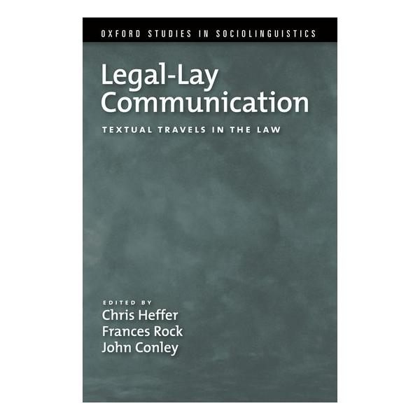 著者名: Chris Heffer (Senior Lecturer in Linguistics, Senior Lecturer in Linguistics, Cardiff University); Frances Rock (Se...