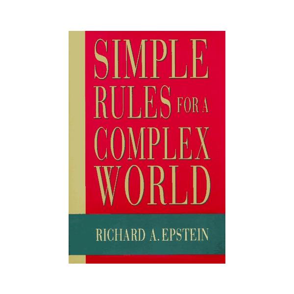 著者名: Richard A. Epstein  出版者: Harvard University Press  出版年: 17-Mar-98  版表示:  シリーズ:   Hardback 　コンディション良い：天地小口微ヤケ、カバー背色褪...