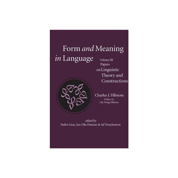 著者名: Charles J. Fillmore  出版者: Centre for the Study of Language &amp; Information  出版年: 21 May 2020  版表示:  シリーズ:   Paper...