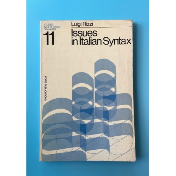 著者名: Rizzi, Luigi  出版者: Foris Publications  出版年: 1982  版表示:  シリーズ:  v. 11  　表紙・背・裏表紙にスレ、折れ、キズ、薄い汚れ。小口三方に薄い汚れ、軽いヤケ。本文は書き込...