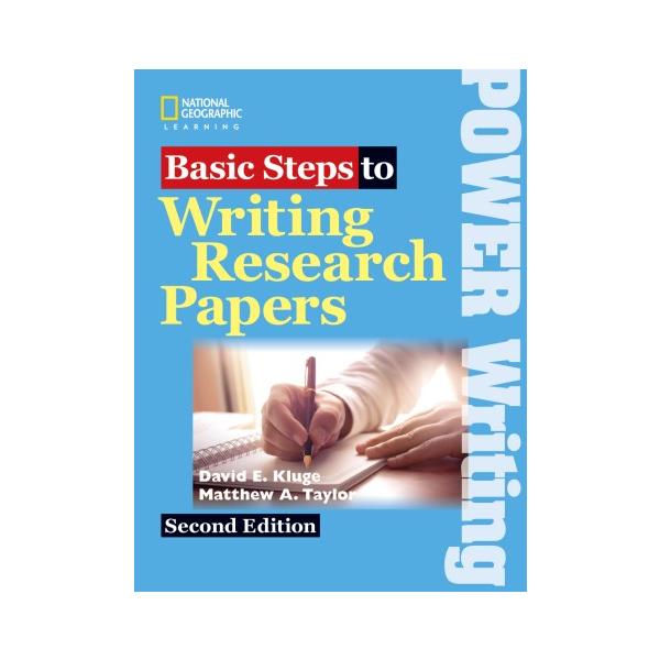 Author :David Kluge, Matthew Taylor, Publisher : Cengage Learning, 英語「論文の書き方」の指導テキスト