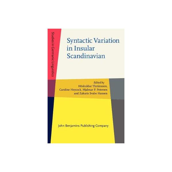 著者名: Hoskuldur Thrainsson; Caroline Heycock; Hjalmar P. Petersen; Zakaris Svabo Hansen  出版者: John Benjamins Publishing C...