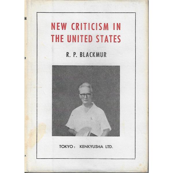 著者名: Blackmur, R. P. (Richard P.)  出版者: Kenkyusha  出版年: 1959  版表示:  シリーズ:    カバー付き。カバー全体にシミ、ヤケ、薄汚れ。カバー端に軽いスレ。本体表紙に若干のヤケ。...