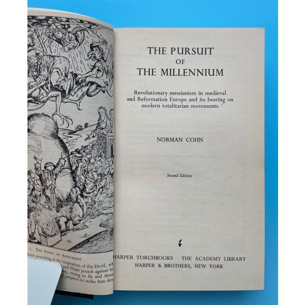 著者名: Norman Cohn  出版者: Harper &amp; Brothers  出版年: 1961  版表示: Second Edition シリーズ: Harper Torchbooks / The Academy Libra...