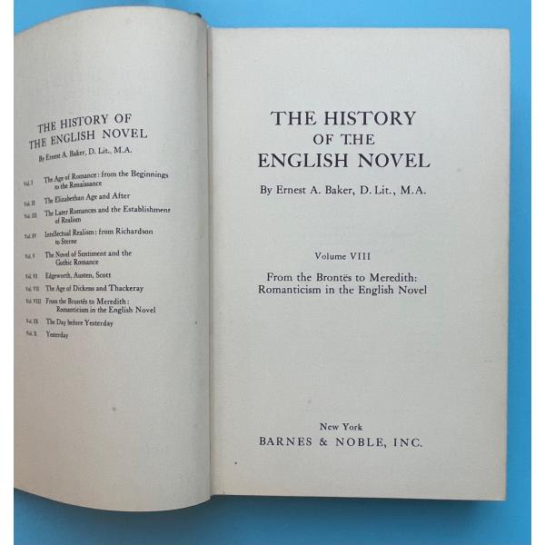 著者名: Ernest Albert Baker  出版者: Barnes &amp; Noble  出版年: 1950   裸本です。背表紙に強いヤケと薄汚れ。表紙・裏表紙に軽いヤケとスレ。天地・小口に強い変色と点状のシミが多数。見返しに...