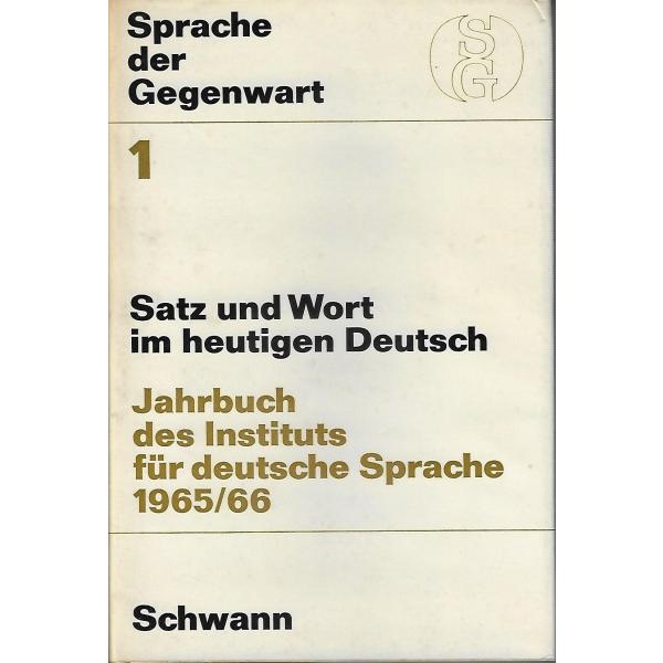 著者名: Institut fur Deutsche Sprache  出版者: Schwann  出版年: c1967  版表示:  シリーズ: Sprache der Gegenwart Bd. 1  カバー付き。カバー全体に軽いヤケ。...