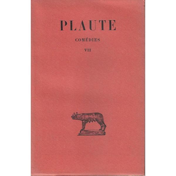 著者名: [par Plaute] ; texte etabli et traduit par Alfred Ernout  出版者: Les Belles Lettres  出版年: 1961  版表示:  シリーズ:  7  表紙・裏表...