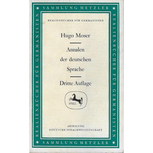著者名: von Hugo Moser  出版者: J.B. Metzler  出版年: 1968  版表示: 3.verbesserte Aufl シリーズ: Sammlung Metzler 5 表紙・背・裏表紙にヤケ、シミ、スレ、薄汚...