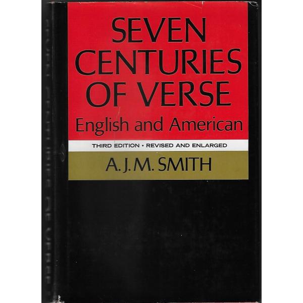 著者名: selected and edited by A.J.M. Smith  出版者: Charles Scribner's Sons  出版年: 1967  版表示: 3 シリーズ:   カバーに薄いヤケ、破れ、汚れ、スレがあります...