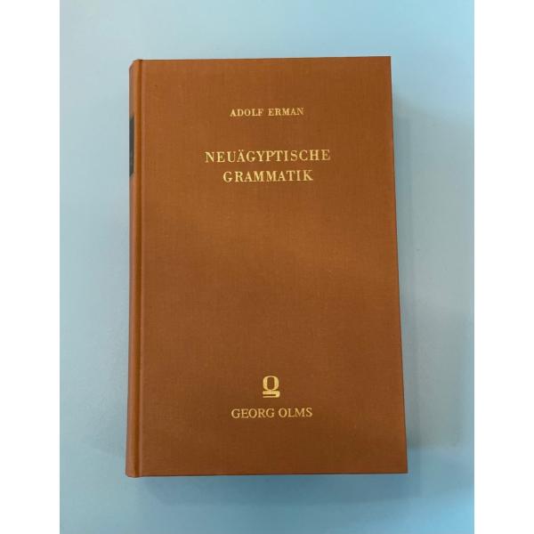 著者名: Adolf Erman  出版者: Georg Olms  出版年: 1979年 小口・地・見返しに経年による軽い変色。本文は使用感無く非常にきれいな状態です。