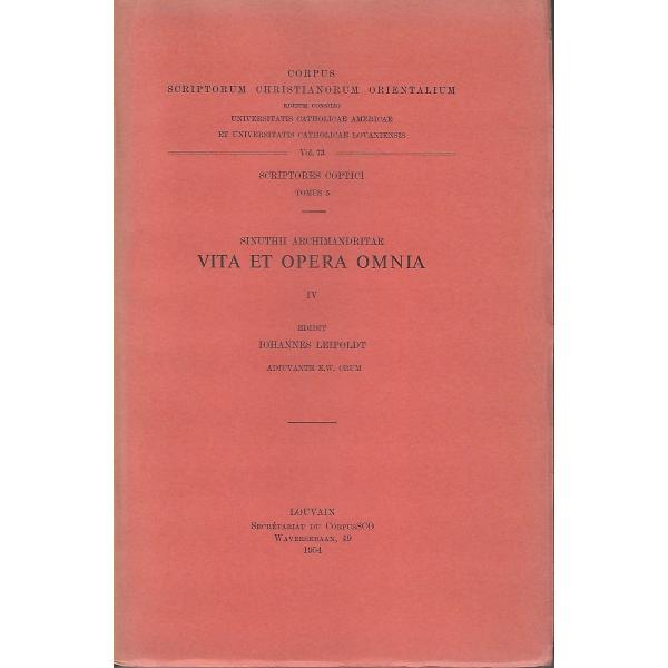 著者名: edidit Iohannes Leipoldt ; adiuvante W.E. Crum  出版者: Secretariat du CorpusSCO  出版年:   版表示:  シリーズ: Corpus scriptorum...