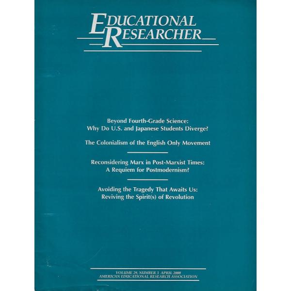 著者名:   出版者: American Educational Research Association  出版年: 2000  版表示:  シリーズ: Vol.29 3  表紙・裏表紙にスレ、ヤケ、ヨレ。天地・小口に経年による変色。本文...
