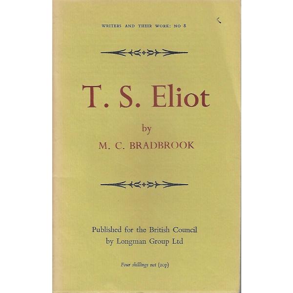 著者名: M.C. Bradbrook   出版者: Longman Group  出版年: 1963  版表示:  シリーズ: Writers and Their Work No.8  全64ページ。背にヤケ、表紙・裏表紙にスレ、縁のヨレ...