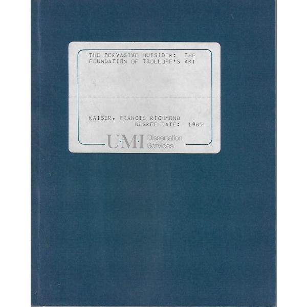 著者名: Kaiser, Francis Richmond  出版者: UMI Dissertation Services  出版年: 1985  版表示:  シリーズ:    表紙・裏表紙・背に薄いヤケ、シミがあります。本体の前半部分に数...