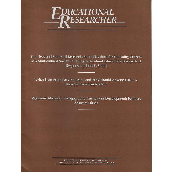 著者名:   出版者: American Educational Research Association  出版年: 1998  版表示:  シリーズ: Vol.27 7  表紙・裏表紙に薄いヤケがあります。本体に経年感はありますが書き込...