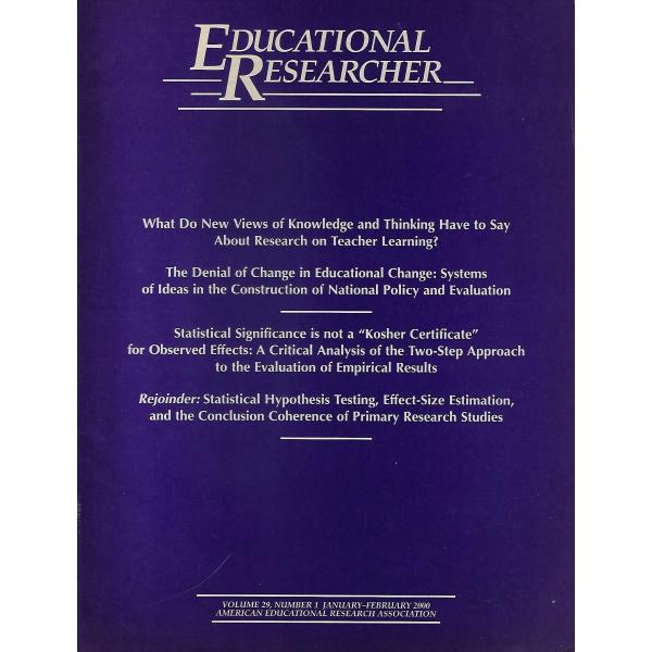 著者名:   出版者: American Educational Research Association  出版年: 2000  版表示:  シリーズ: Vol.29 1  表紙・裏表紙にヤケ、スレがあります。本体に経年感はありますが書き...