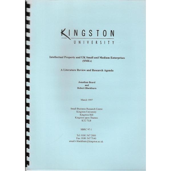 著者名: Jonathan Beard and Robert Blackburn  出版者: KIngston University  出版年: 1997  版表示:  シリーズ:   表紙に薄いヤケがあります。本体には書き込みや線引き等は...