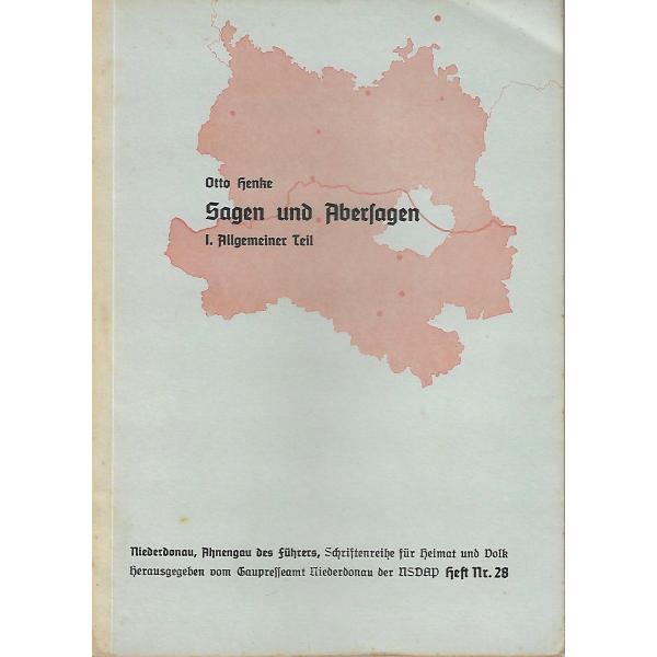 著者名: Henke, Otto  出版者: St. Polten  出版年: 1941  版表示:  シリーズ:   表紙・背・裏表紙にヤケ、シミ、スレ、薄汚れ。小口三方にヤケ、シミがあります。全体的に経年のヤケがありますが書き込みや線引...