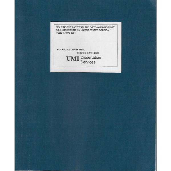 著者名: Derek Neal Buckaloo  出版者: UMI  出版年: 2002  版表示:  シリーズ:   背に軽いヤケがあります。天・地・小口に薄いシミ、汚れがあります。本体には書き込みや線引き等はなく非常にきれいな状態です。