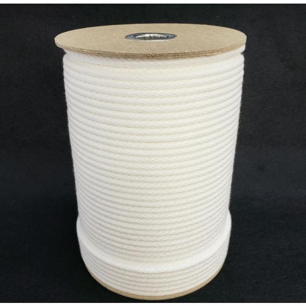 ・激安！！高品質！・ポリエステルを使用した太さ4mmロープ100m巻きです。・使用しやすいボビン巻き。・キンク（ねじれ）が起きにくい金剛打ちロープ。・カラー：白・タープ・テントロープ、ガイロープにも最適。・DIY・農業・園芸用品・テント・シ...