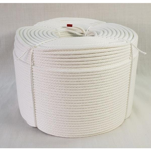 ・この商品は長さが規格（300ｍ）に満たない為限定特価にてご提供致します。・激安！！高品質！・ポリエステルを使用した太さ6mmロープ250m巻きです。・カラー：白・キンク（ねじれ）が起きにくい金剛打ちロープ。・タープ・テントロープ、ガイロー...