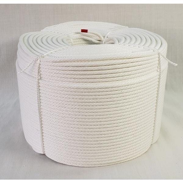 訳あり超特価品！！数量限定品！・激安！！高品質！・ポリエステルを使用した太さ5mmロープ120m巻きです。・カラー：白・キンク（ねじれ）が起きにくい金剛打ちロープ。・タープ・テントロープ、ガイロープにも最適。・テント・シート関連、作業資材用...
