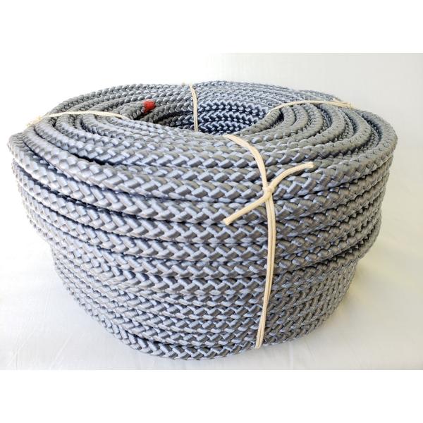 ・国内生産・高品質！・ポリプロピレンを使用した8打太さ15mmロープ100ｍ巻きです。・内・外側ともポリプロピレンを使用し軽量な為水に浮くロープです。・ポリプロピレン使用の為軽く、係留ロープやアウトドア、その他レジャーにご使用頂けます。・丈...