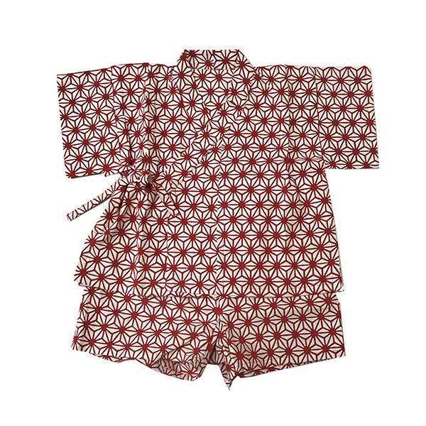 麻の葉のオリジナル手ぬぐいを使って制作した「赤ちゃん甚平」です。高級さらし木綿を使用しているので、肌触りが優しく着心地はバツグンです。吸水性と速乾性に優れている素材なので、汗をかきやすい赤ちゃんに快適に着用できます。夏祭りや夕涼みのお出かけ...