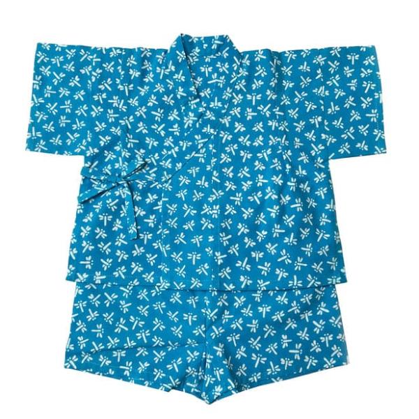 麻の葉のオリジナル手ぬぐいを使って制作した「赤ちゃん甚平」です。高級さらし木綿を使用しているので、肌触りが優しく着心地はバツグンです。吸水性と速乾性に優れている素材なので、汗をかきやすい赤ちゃんに快適に着用できます。夏祭りや夕涼みのお出かけ...