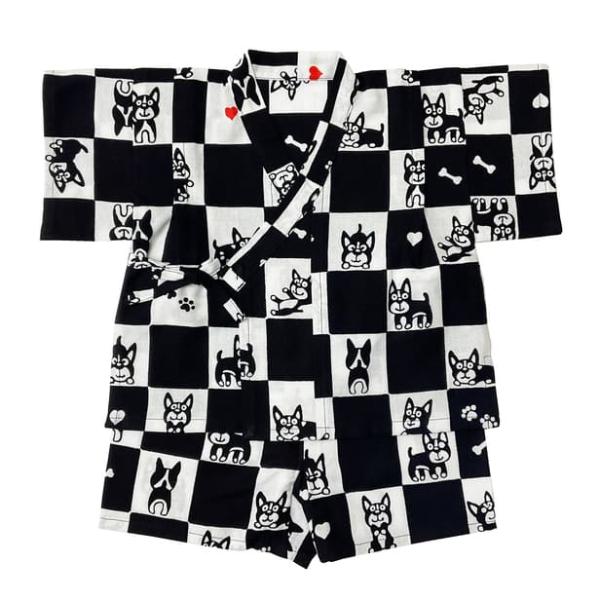 麻の葉のオリジナル手ぬぐいを使って制作した「赤ちゃん甚平」です。高級さらし木綿を使用しているので、肌触りが優しく着心地はバツグンです。吸水性と速乾性に優れている素材なので、汗をかきやすい赤ちゃんに快適に着用できます。夏祭りや夕涼みのお出かけ...