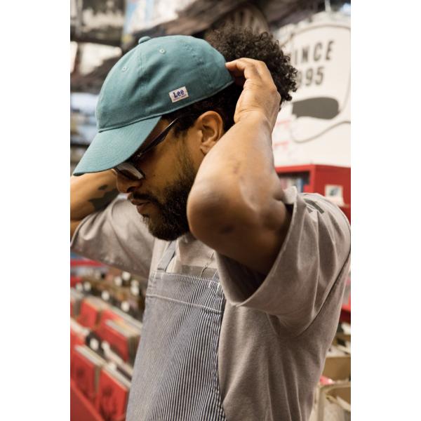 Lee ベースボールキャップ6カラー フリー（頭周り約59cm）ユニセックスサイズ フリーカラー 1ベージュ 3レッド 4グリーン 6ブルー 8インディゴネイビー 18ホワイト×ブルーカラー展開が豊富なベースボールキャップシンプルで耐久性が...