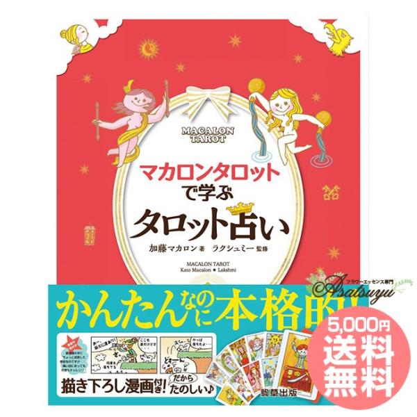 簡単なのに本格的な新感覚タロット占い入門書!描き下ろし漫画付きで気軽に読み進める事ができる、簡単なのに本格的な新感覚タロット占い入門書が誕生しました。「マカロンタロット」をベースにした、わかりやすいタロット占いの入門書です。マカロンタロット...