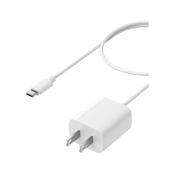 ケーブル一体型ですぐ使える：USB-C ケーブル一体型なので、すぐにお使いのUSB-C ポート搭載機器へ充電することが可能です。スマートフォン充電に最適：USB-Cのケーブル一体型で、iPhone 16を含むスマートフォンの充電に最適です。...