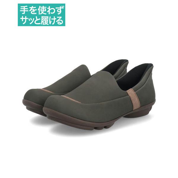 秒で履けるリゲッタ。「2つあってまんまるくて柔らかい」をテーマに生み出されたツヴォルに、立ったまま履ける「スットオン」が登場！高さがある踵は丈夫で潰れにくく、柔らかなメッシュ素材とクッションで足入れスムーズ。急いでいる時も手を使わず、サッと...