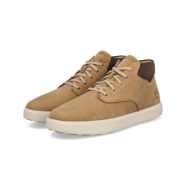 Timberland ティンバーランド EMERSON STREET MID LACE SNEAKER メンズブーツ チャッカ(エマーソンストリートミッドレーススニーカー) A6BW6 EN3 ベージュ Timberland（ティンバーランド） EMERSON STREET MID LACE SNEAKER