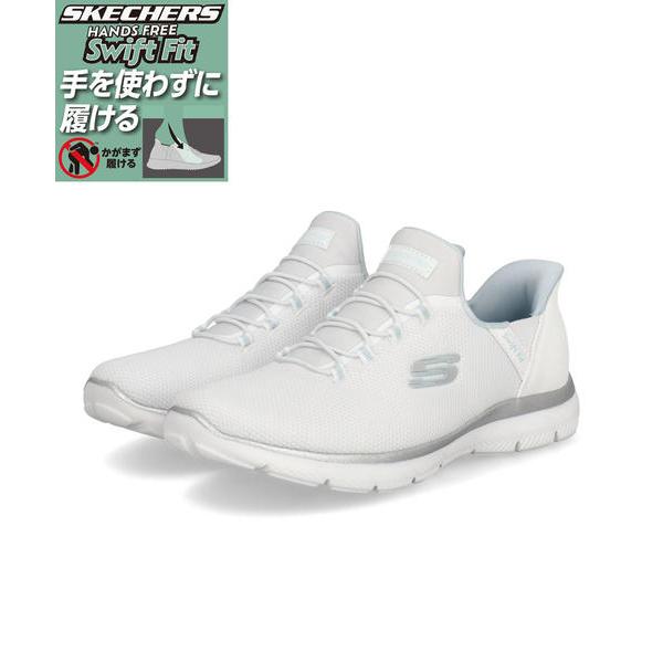 ハンズフリーでスッと足入れ、サッとお出かけ♪立ったまま手を使わなくてもラクに履ける、スウィフトフィットシリーズ。踵のクッションが足を優しくホールドし、快適な歩行をサポートします。アッパーには通気性に優れた柔らかなメッシュを採用。またゴムシュ...