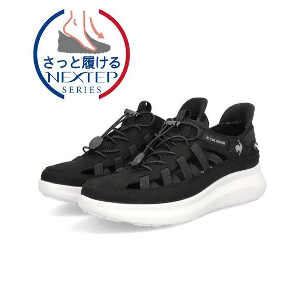 軽量ランニングスニーカー「LCS マルヌ」のサマースタイルに、立ったままラクに履ける機能を搭載！サンダルの涼感とスニーカーのクッション性・安定感をハイブリッドした暑い季節に快適に履ける1足♪スポーティーすぎないエレガントなデザインや、さっと...
