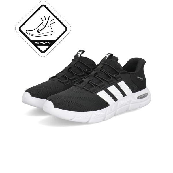 ハンズフリーで立ったままスポッと履けるRAPIDFITシリーズが新登場！新設計の成型TPUヒールカウンターと、ひも結び不要なゴムシューレースにより、さっとスムーズに足入れが行えます♪柔らかく通気性のよいエンジニアードメッシュアッパーに、3D...